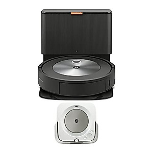 iRobot Roomba j7 (7550) Wi-Fi Connected Self-Emptying Robot Vacuum Braava Jet M6 Robot Mop Bundle (2 Items)