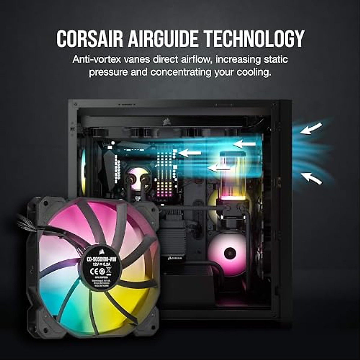 CORSAIR iCUE SP120 RGB Elite Performance 120mm PWM Single Fan