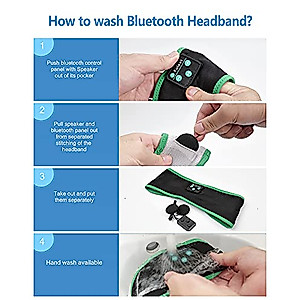 Lavince Sleep Headphones, Bluetooth Sleeping Headphones Headband Soft Elastic Comfortable Bluetooth Headband,Cool Tech Gadgets Sleeping Christmas Valentine's Day Birthday Gifts for Women&Man