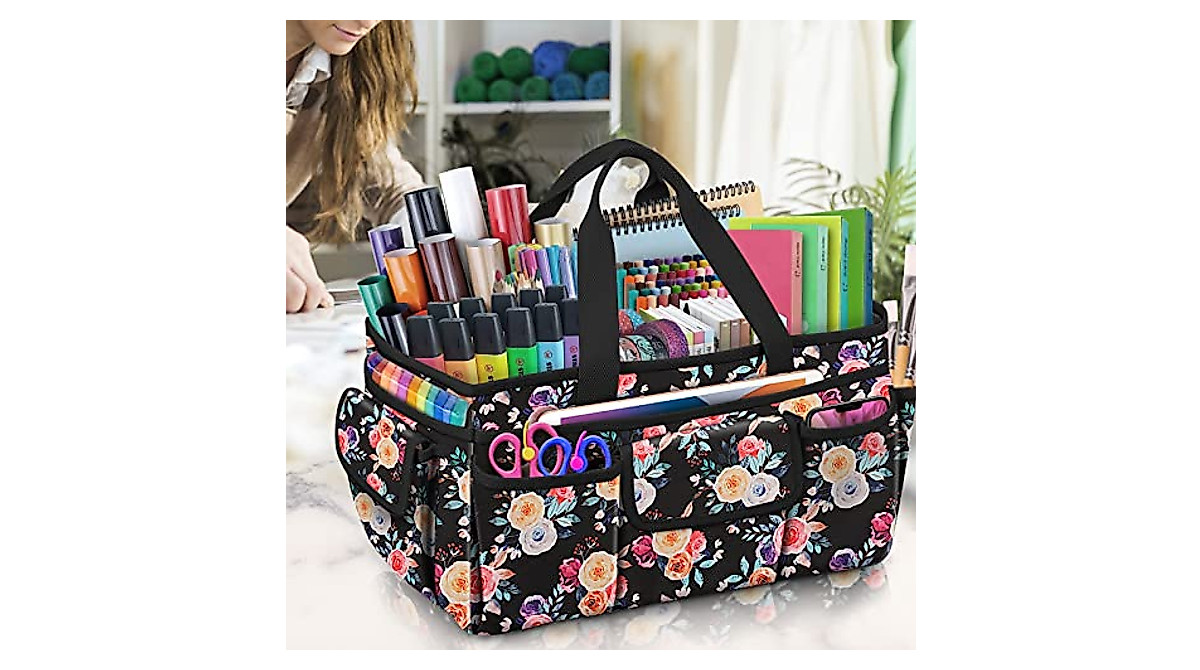 FINPAC Craft Storage Tote Bag - Organized & Portable