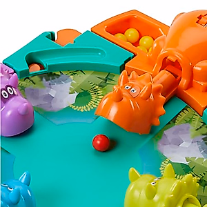 Hasbro Gaming Hungry Hungry Hippos Dino Edition Board Game, Pre-School Game for Ages 4 and Up; for 2 to 4 Players (Amazon Exclusive)