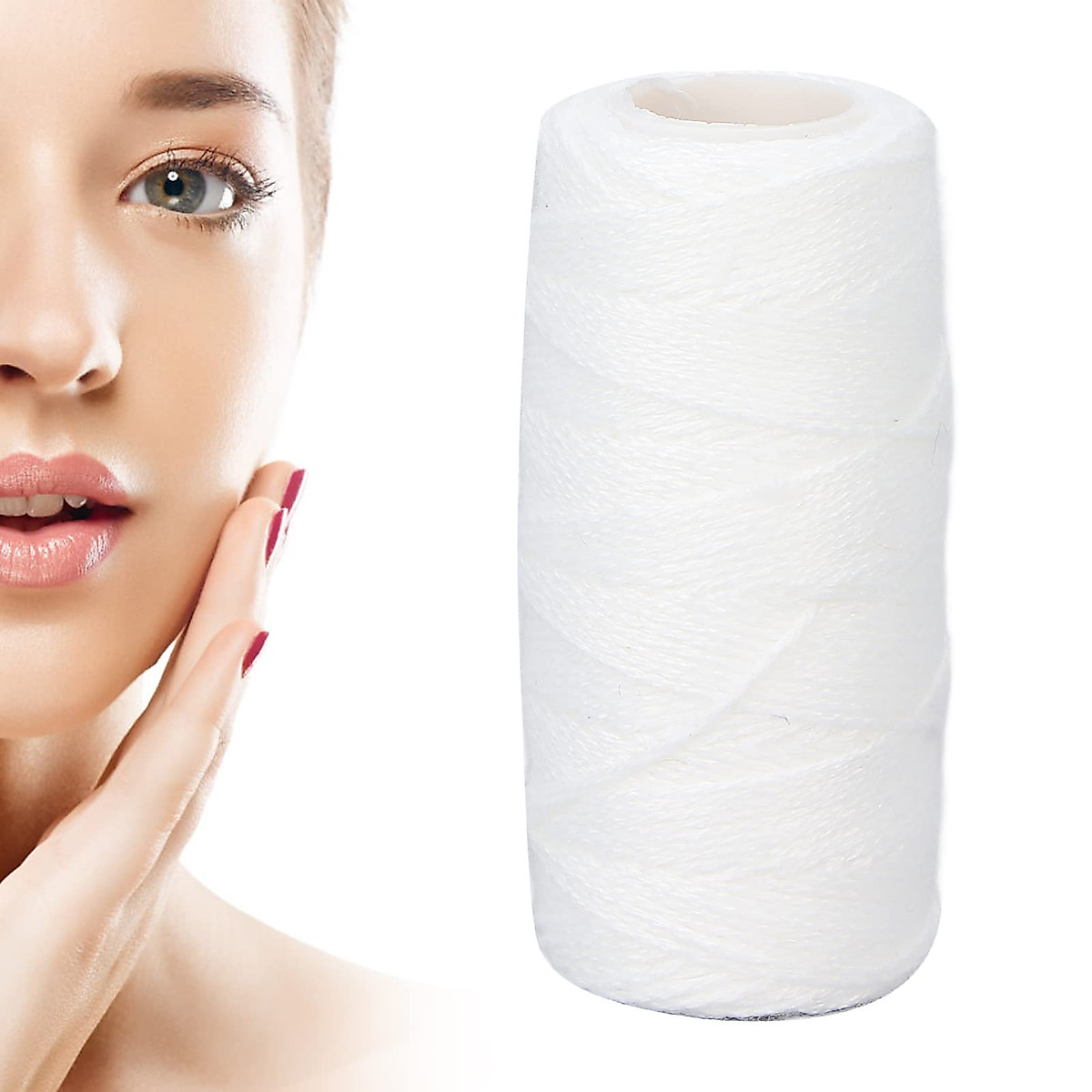 Accessory for Electric Cotton Thread Epilator, Facial Hair Remover Wire Hair Shaver Beauty Epilator Cotton Strength Threading Thread, Helps Hair Removal Quickly, Easily And Painlessly