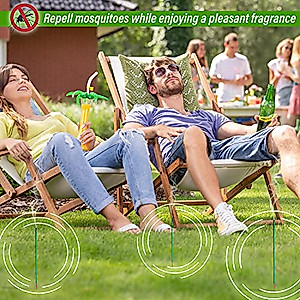 Mosquito Repellent Incense Sticks 50 Pieces per Box, for Patio/Natural Ingredients Citronella Oil/Lemongrass Oil/Made with Natural Based Essential - DEET Free Outdoor
