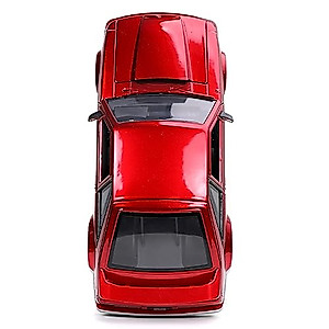 Jada Toys Bigtime Muscle 1:24 1989 Ford Mustang GT Die-cast Car Red Silver, Toys for Kids and Adults