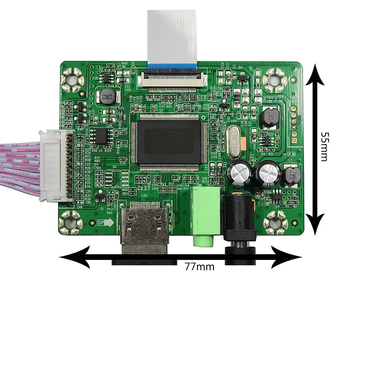 13.3 inch 1920x1080 FHD 400nit 30pin eDP IPS LCD Screen and HDMI Controller Board, for Raspberry PI/Smart Mirror/DIY sub Display