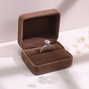 Hitlinker Moissanite Engagement Rings for Women 2ct Oval Cut Promise Wedding Rings for Her 925 Sterling Silver Solitaire Lab Created Diamond Rings Anniversary Ring for Womens Size 6