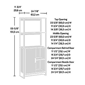 Sauder Tremont Row Bookcase, Sindoori Mango Finish