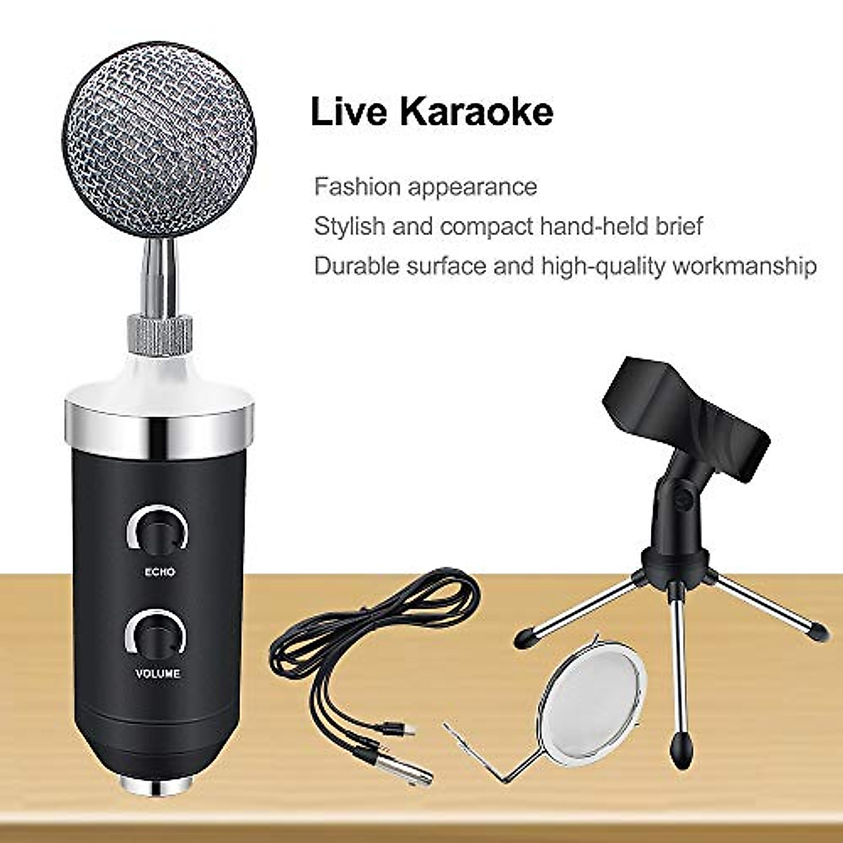 n/a Studio Recording Condenser Microphone Condenser Microphone Kits for Computer Audio