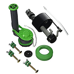 Plumb Pak, Gray/Green K830-16BX Universal Water Saving Tank Repair Kit for 2-Inch Flush Valve Toilets, Size