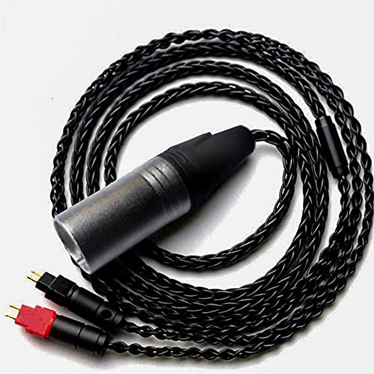 Balanced XLR 4Pin Cable for HD545 HD565 HD580 HD650 HD600 HiFi Cable Made with an Improved 100-strand Soft Teflon Coated Silver Plated Copper Wire 1.8m/5.9ft