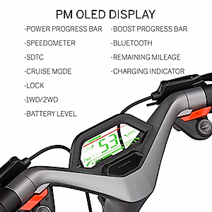 Segway SuperScooter GT2P Electric Scooter, Up to 55.9 Miles and 43.5 MPH, E Scooter Adults for Commuting w/t 11" Anti-Puncture Tubeless Tires, 2WD, Transparent Display, Suspension System