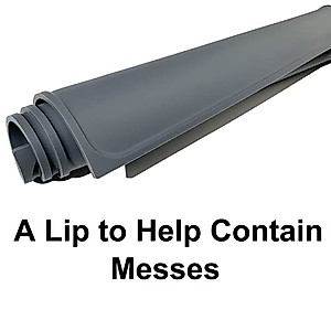 Slap Mat - 2pcs 13"x18" Crafting Mat for 3D Resin Printer - Silicone Mat for Epoxy Resin, Polymer Clay, Tumbler Turner- Silicone Work Mat - Art Mat for Table - Silicone Sheets for Crafts