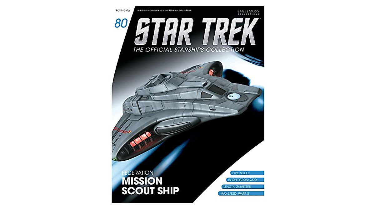 Star Trek Federation Scout Ship Collectible by Eaglemoss