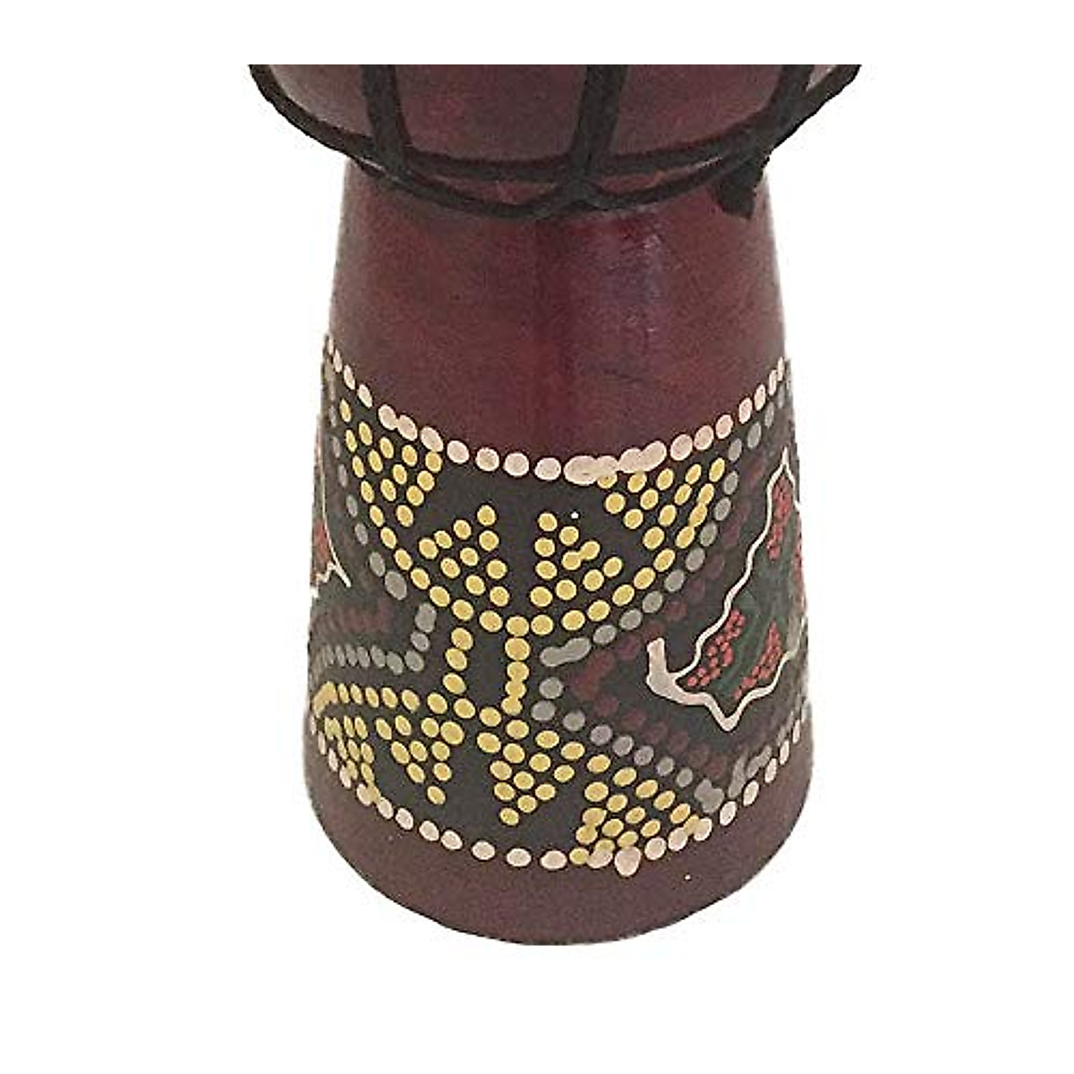 JIVE Djembe Drum Bongo Congo African Drum Wooden Hand Drum Professional Sound (12" High - Painted)