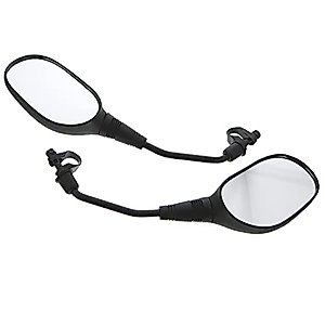 Polaris ATV Handlebar-Mounted Adjustable Mirrors, Handlebar Mirrors, Easy Install, Adjustable, Swivel, Black, 2 Pack – 2877222