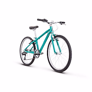 Raleigh Bikes Alysa 24 Kids Flat Bar Road Bike for Girls Youth 8-12 Years Old, Teal