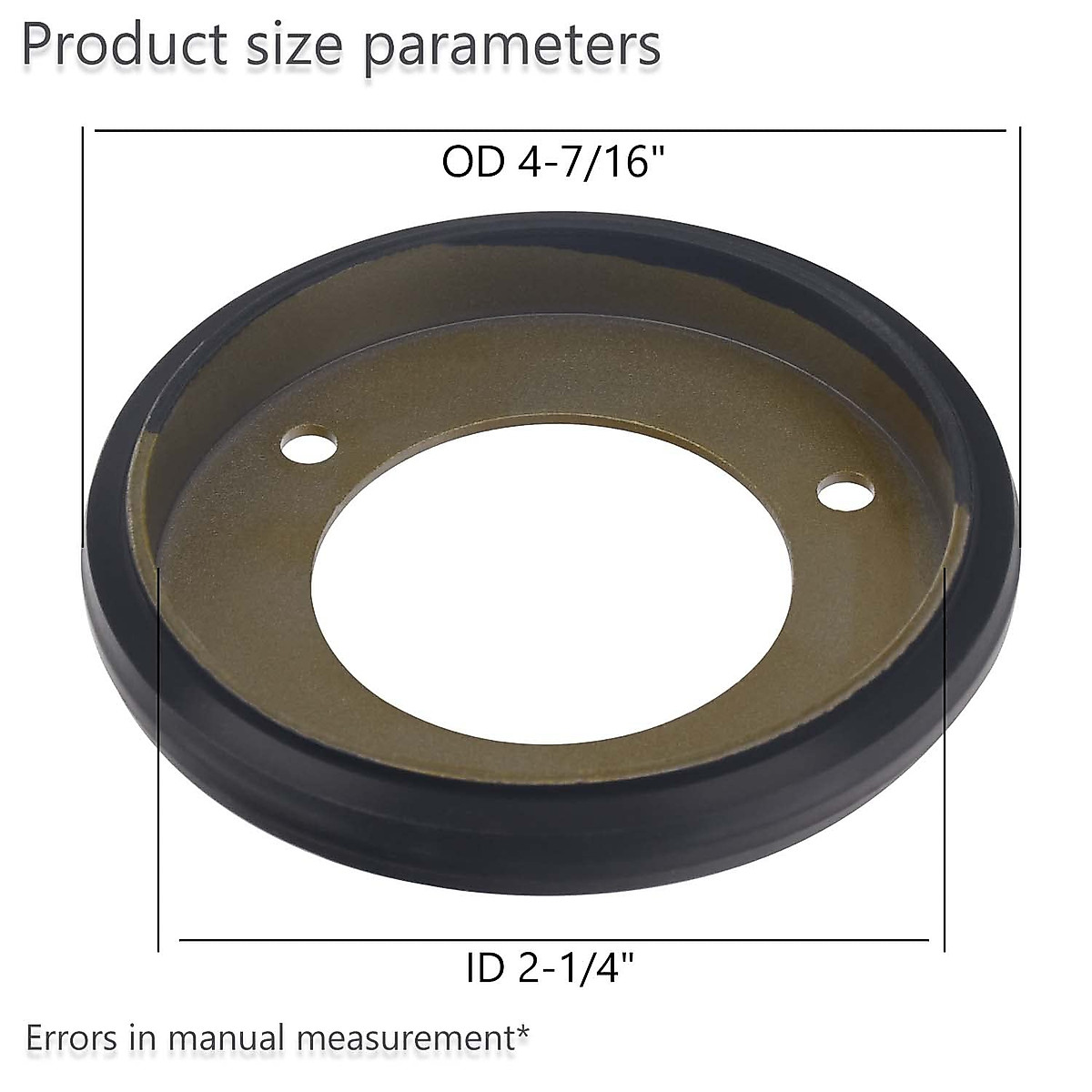 KitchenKipper 03248300 03240700 1501435MA Drive Friction Disc for Ari-ens/John D-eere Snow Blower & Mowers, Replaces 03248300, 22013, 2201300, 1325, 313883, AM-123355 (2-1/4" x 4-7/16")