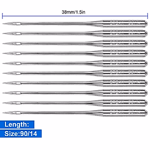 30PCS Embroidery Machine Needles Size 90/14, Household Sewing Machine Needles for Brother Sewing Machine1