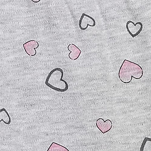 Disney Minnie Mouse Newborn Baby Girls Layette Set: Bodysuit Pant Hat Bib Grey/Pink 0-3 Months