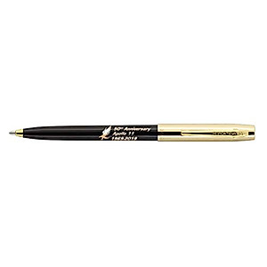 Fisher Space Pen Special Edition Apollo 11 50Th Anniversary Cap-O-Matic Space Pen, Chrome Cap (Gold/Black), S251G-50