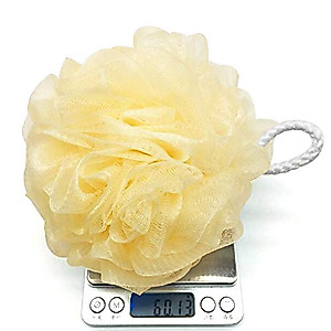 Cosywell Bath Sponges Bath Loofahs Mesh Pouf Shower Wash Ball Large 5 Packs 60g Each Soft Eco-Friendly for Men& Women Cleanse, Smooths Skin, Exfoliating