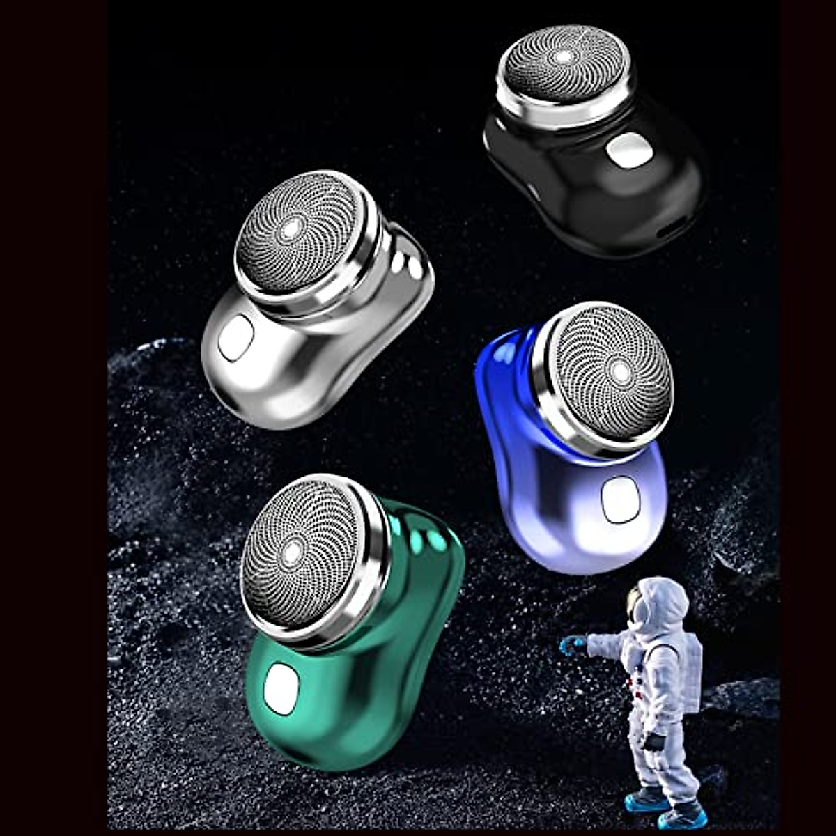 Electric Razor for Men, Newest Mini-Shave Portable Electric Shaver, Pocket Size Portable Shaver Wet and Dry Mens Razor USB Rechargeable Shaver Easy One-Button Use for Home,Car,Travel