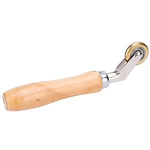 PVC/TPO/EPDM Single Ply Roofing Brass Penny Roller and Flooring Corner Detail Seam Roller (6mm x 30mm)