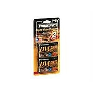 Panasonic AY-DVM80XJ2 MiniDV Cassette (80 Minute, 2 Pack)