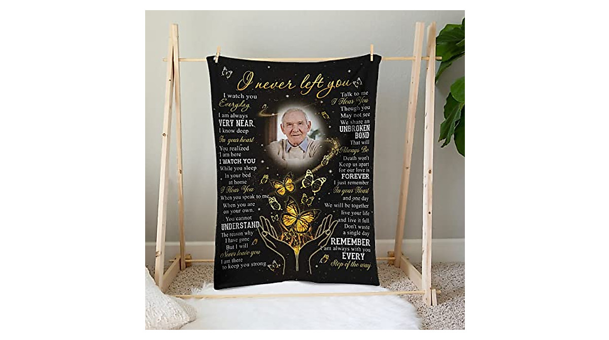 MUCHNEE Personalized Cardinals Memorial Throw Blanket
