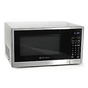 West Bend 3-in-1 Microwave Air Fryer Convection Oven 1000-Watts with 10 Power Levels and 12 Presets, Speed Defrost, Electronic Control Panel and Glass Turntable, 1.3 Cubic Feet, Stainless Steel
