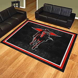 FANMATS 36590 Texas Tech Red Raiders 8ft. x 10 ft. Plush Area Rug