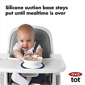 OXO Tot Stick & Stay Suction Bowl - Navy