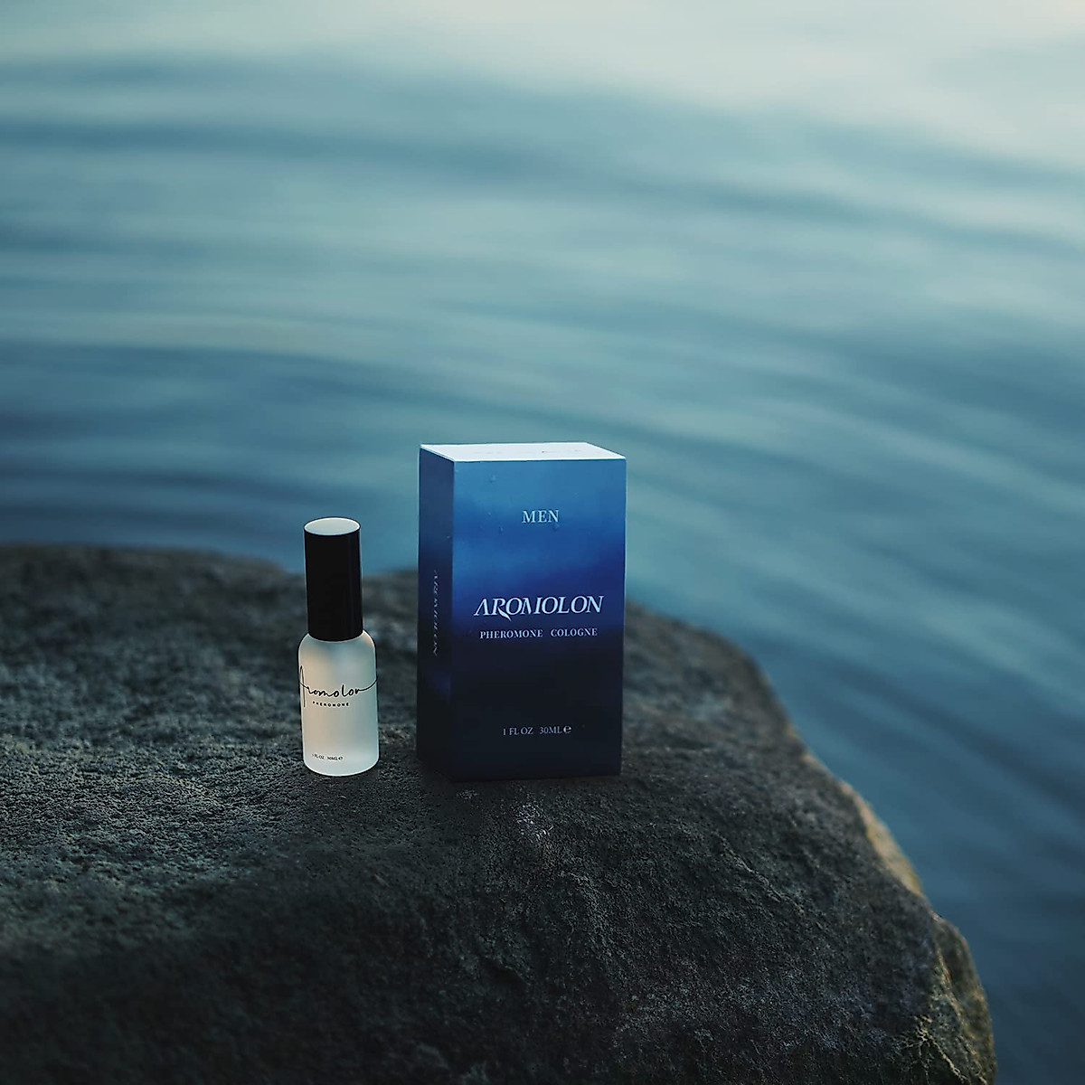 Aromolon Aquatic Fragrance Pheromone Cologne Spray for Men – Ocean-inspired Scent – Strongly Phermones Pefume Oil – 1Fl Oz / 30 Ml