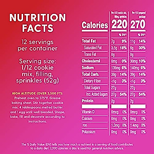 Duncan Hines Epic Kit, Cookie Dough Cookie Mix Kit, 22.19 oz, 22.187 oz