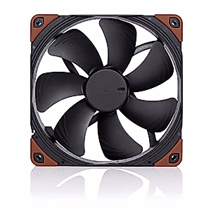 Noctua NF-A14 iPPC-24V-2000 Q100 IP67 PWM, Heavy Duty Cooling Fan, 4-Pin, 2000 RPM, 24V Version (140mm, Black)