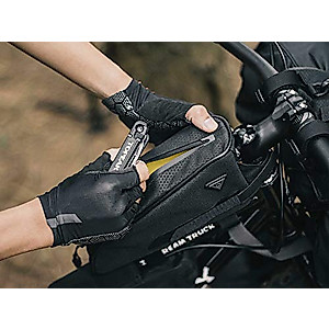 Topeak (TBP-TL1B) Toploader Top Tube / Head Tube 0.75 Liter Black Mount Bike Packing Bag