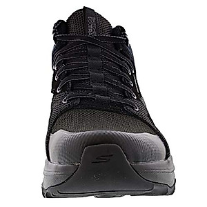 Skechers Womens Max Cushioning Trail Hiking and Trail Running Sneaker, Black/Black, 8.5