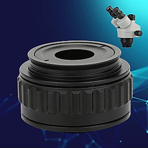 Microscope Adapter 0.35X Camera Eyepiece CTV Microscope Lens C Interface Adapters Microscope Accessory for Trinocular Stereo Microscope