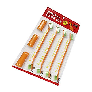 Hohopeti 1 Set Pet Toothbrush Pet Dental Brush Toothbrushes for Dogs Dog Dental Care Kit Cat Toothbrush Cat Finger Toothbrush Cat Teeth Toothbrush Dog Toothbrush Pp Oral Care Clean
