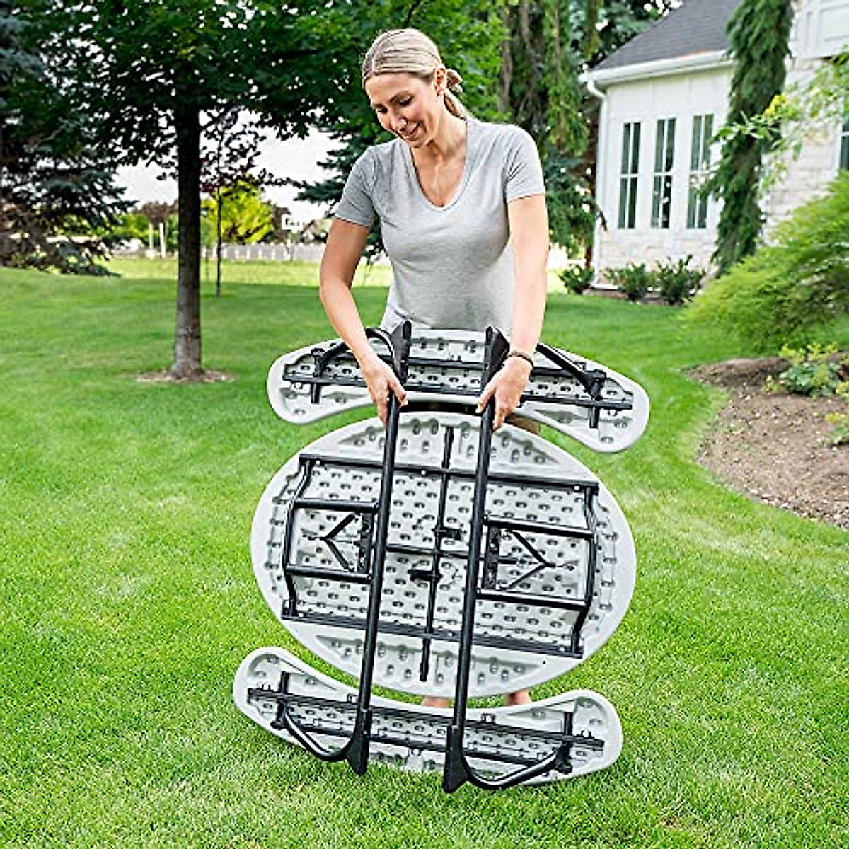 Lifetime 60339 Kids Picnic Table, Gray