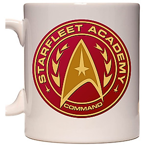 Seven Times Six Star Trek Starfleet Academy Command Ceramic Coffee Mug 11 Oz.