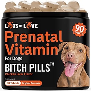 Bitch Pills - Prenatal Vitamins for Dog - 90 Tablets