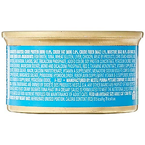 Fancy Feast Purina Creamy Delights Tuna Feast with a Touch of Real Milk in A Creamy Sauce (24-3 OZ Each)