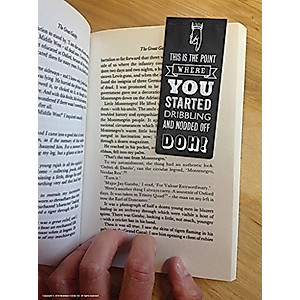 Brainbox Candy Funny Humorous 'Fell Asleep' Novelty Magnetic Bookmark