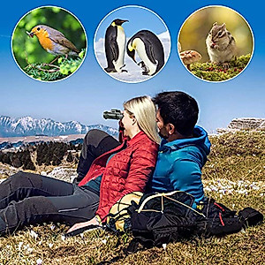 Pankoo 40X60 Monocular High Power Monocular Scope for Bird Watching Traveling Concert Sports Game with Phone Adapter Tripod