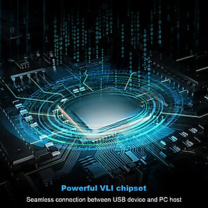 PCI-E to USB3.0 Super Fast Expansion Card 4 Ports(1xUSB-C-3xUSB-A), PCI Express USB Add in Card, Internal Converter PCI Express Expansion Card for Desktop PC Card, Support WindowsXP/7/8/10 and MAC OS