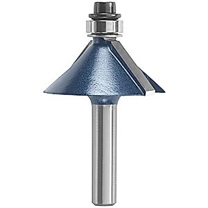 BOSCH 85298MC 1-5/16 In. x 45° Carbide-Tipped Chamfer Router Bit