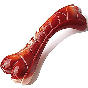 Dog Toys for Aggressive Chewers, Indestructible Durable Dog Chew Toys, Non-Toxic Food Grade Nylon Dog Bone Toy Reduces Boredom, Tested by Labrador, Golden Retriever, More Small Medium and Large Breed