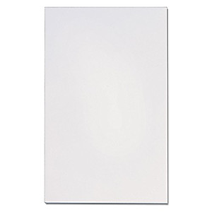 Universal 35618 8-1/2 x 11 White Unruled Scratch Pads (100-sheet pads)