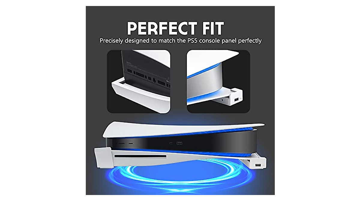 PS5 Horizontal Stand with USB Hub - Enhance Gameplay